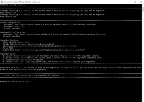 vgarethlewis vmware vsphere 6 5 migration from windows vcenter to
