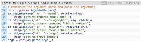 使用keras实现多输出分类：用单个模型同时执行两个独立分类任务多分支模型实例 Csdn博客