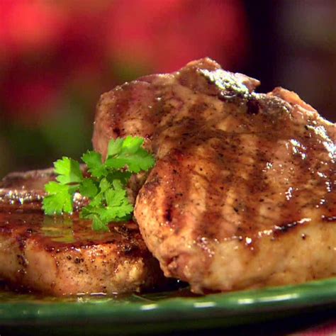 Bourbon Glazed Pork Chops By Paula Deen Pork Glaze Glazed Pork Chops