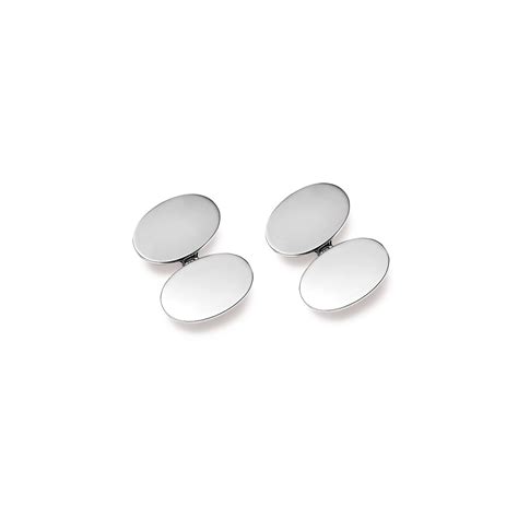 oval silver cufflinks cassandra goad