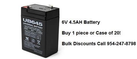 BB Battery BP4 6 UB 645 Batteryplex