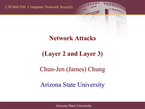 Network Security Layer 2 And 3 Attacks Presentation