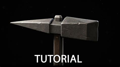 Artstation Pickaxe For Game Tutorial Tutorials