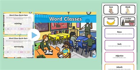 Ks1 Word Class Sorting Activity Pack Hecho Por Educadores