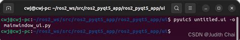 如何基于pyqt5实现ros人机交互软件（python语言）pyqt Ros Csdn博客