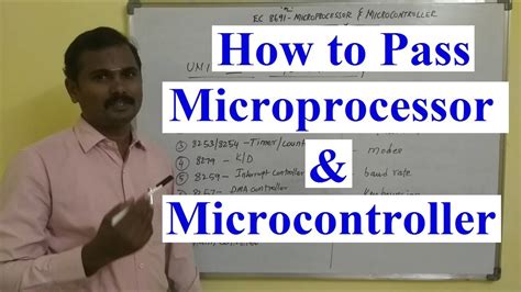 How To Pass Microprocessor And Microcontroller In 30 Minutes Ec8691