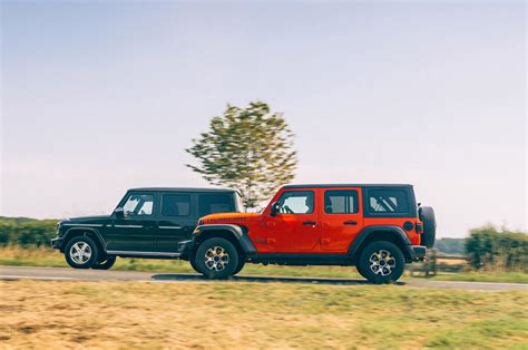 4x4 Face Off Land Rover Defender Meets G Class Jeep Rivals Autocar