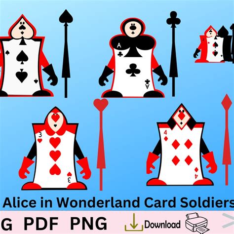 Alice In Wonderland Card Guard Etsy