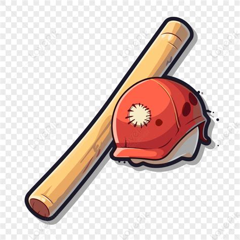 벡터 야구 방망이와 투구 클립 아트상표 Png 일러스트 무료 다운로드 Lovepik