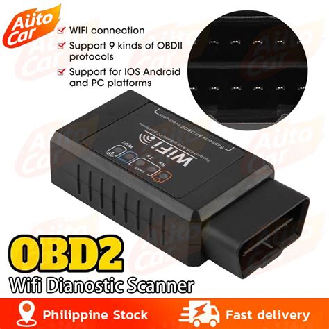 [ready Stock] Obd2 Obdii Can Bus Wifi Car Diagnostic Tool Auto Scanner Code Reader Shopee