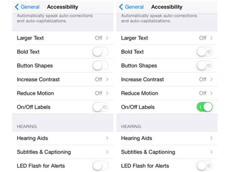 Iphone 101 Add Labels To Your Onoff Toggles In Ios