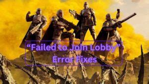 How To Fix Failed To Join Lobby Error In Helldivers We Game Daily