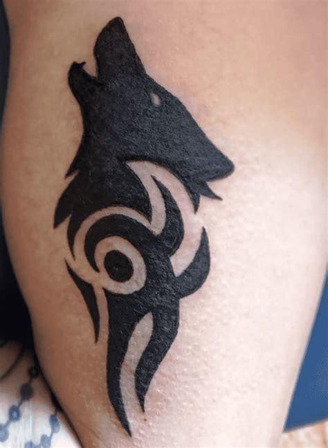 Tribal Wolf Tattoo Design Ideas Images