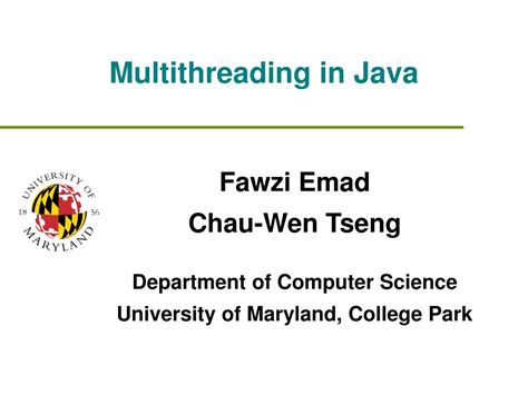 Ppt Multithreading In Java Powerpoint Presentation Free Download
