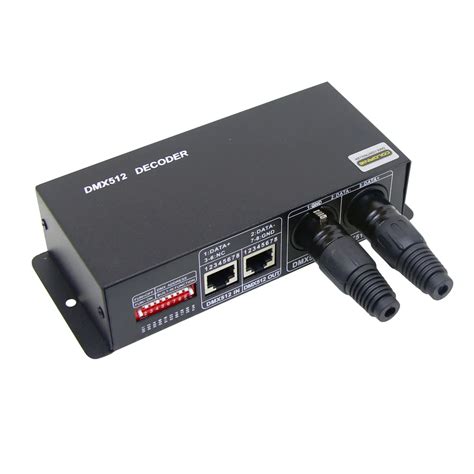 Promotion Led DMX Controller 4 Channels DC 12 24V LED RGBW Controller DMX512 Decoder For RGB