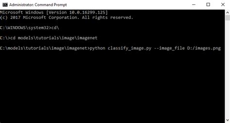 Распознавание изображений предобученной моделью c python api в tensorflow