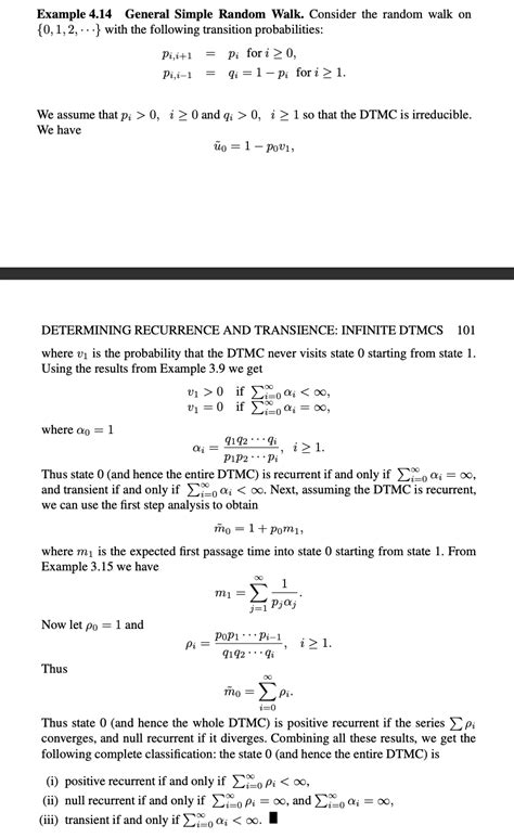 solved example 4 14 ﻿general simple random walk consider