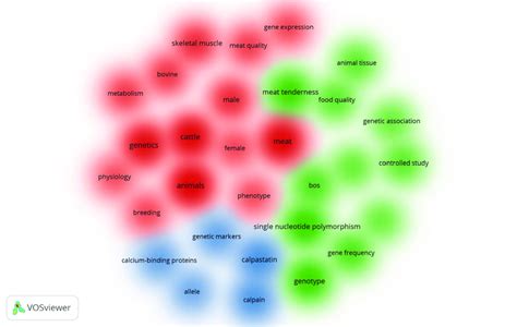 Cluster Density Visualization Map Of Keywords With At Least 25