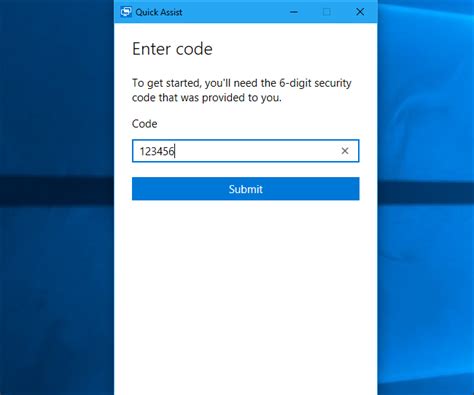 نرم افزار Quick Assist در ویندوز ۱۰ جهت Remote Assistant
