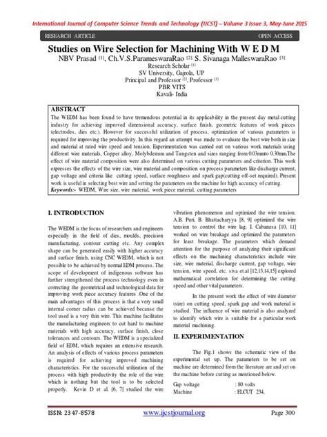 Thickness Effect 2 Pdf Machining Wire