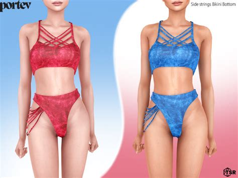The Sims Resource Side Strings Bikini Bottom