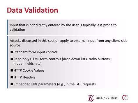 02 Input Validation Module V5 Pptx