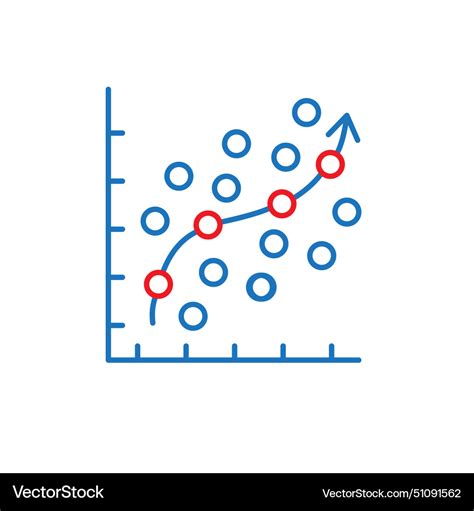 Regression Analysis Icon Design Royalty Free Vector Image Regression Analysis Icon Design Royalty Free Vector Image