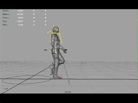 zombie walk cycle 16s - YouTube