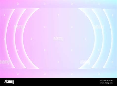 Pink Background With Semicircular Highlighted Segments 3d Rendering