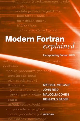 Modern Fortran Explained Incorporating Fortran 2023 Numerical