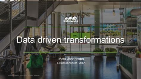 Hortonworks And Bilot Data Driven Transformations With Hadoop Ppt