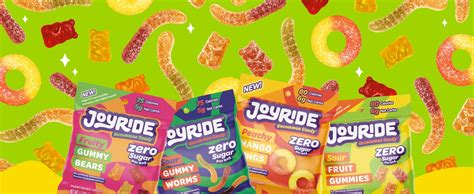 Amazon.com : JOYRIDE Keto Gummies, Variety Pack – Candy with Low Sugar & Low Net Carbs – Low ...