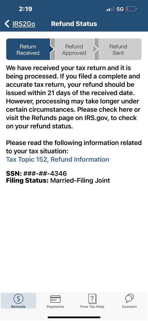 Account Transcript Says N A R Irs