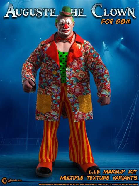 Light Auguste Clown Makeup Mugeek Vidalondon
