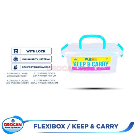 Orocan Flexibox Keep And Carry With Cover Lazada Ph