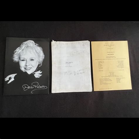 Other Doris Roberts Estate Sale Item Personal Working Script Bad