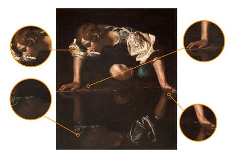 Narcissus Caravaggio Dimensions