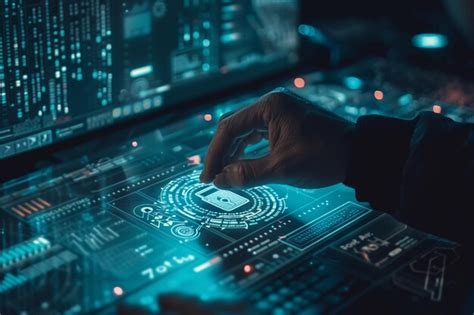Premium Photo Cyber Security System Data Protection Digital