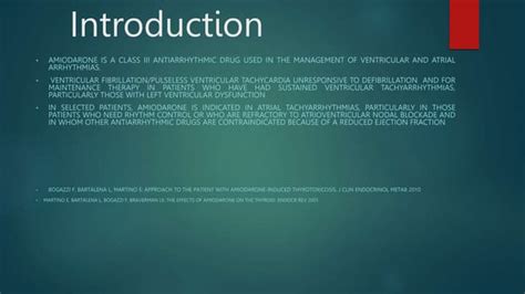 Amiodarone Induced Thyroiditis Pptx