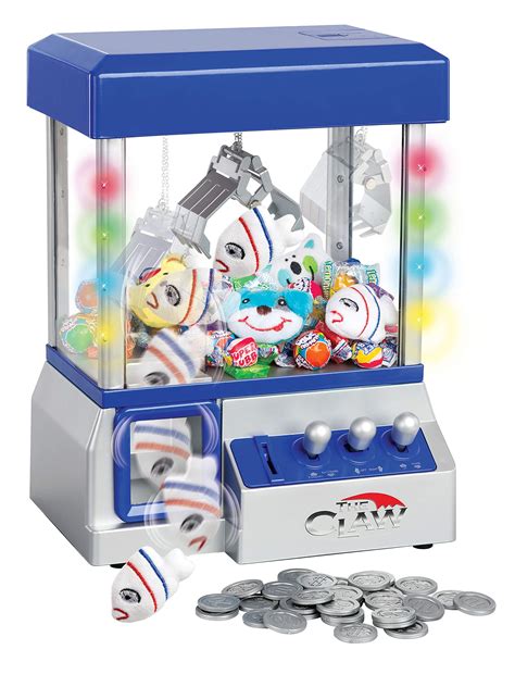 The Claw Toy Grabber Machine Con Luces Intermitentes Y Sonidos Y Felpa
