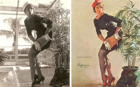Gil Elvgrens Pin Up Girls And Their Photo Reference Amusing Planet