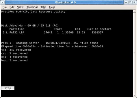 How To Use Photorec To Recover Deleted Files On Xfs File System
