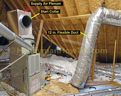 Flexible Duct Disconnected From The Duct Board Plenum Duct Flexible Duct Job Planning