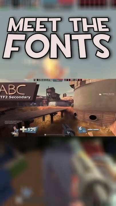 Meet The Tf2 Fonts Fixtf2 Tf2 Gaming Youtube