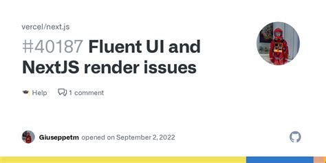 Fluent UI And NextJS Render Issues Vercel Next Js Discussion 40187