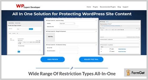 7 restrict content wordpress plugins 2022 formget