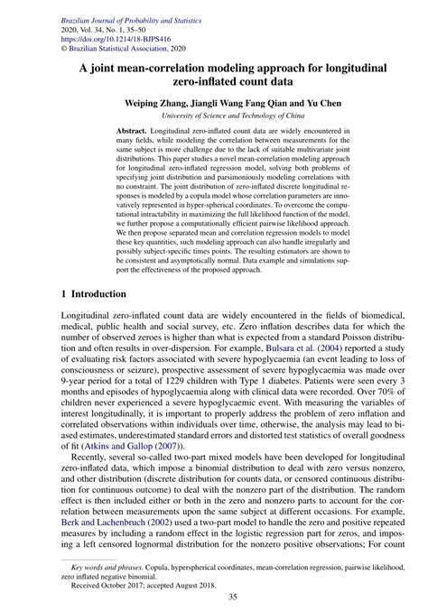 Download Pdf A Joint Mean Correlation Modeling Approach For