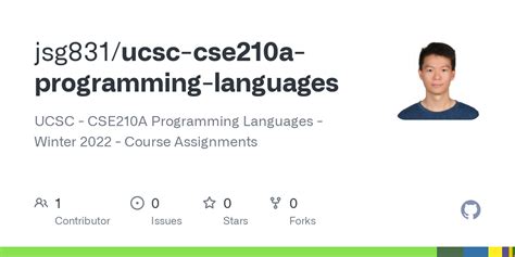 Github Jsg831ucsc Cse210a Programming Languages Ucsc Cse210a