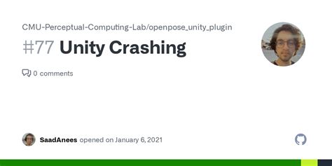 Unity Crashing Issue CMU Perceptual Computing Lab Openpose Unity Plugin GitHub