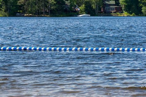 String Of Buoys Floating On Ocean Surface Stock Image Image Of Coast Marker 136416909